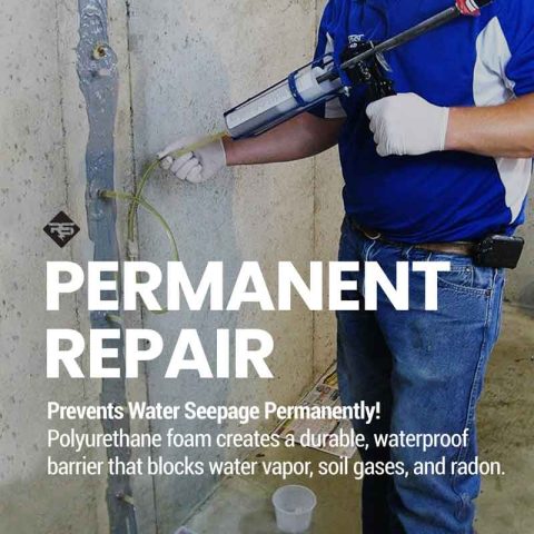 DIY Foundation Crack Repair Kit - Urethane | RadonSeal